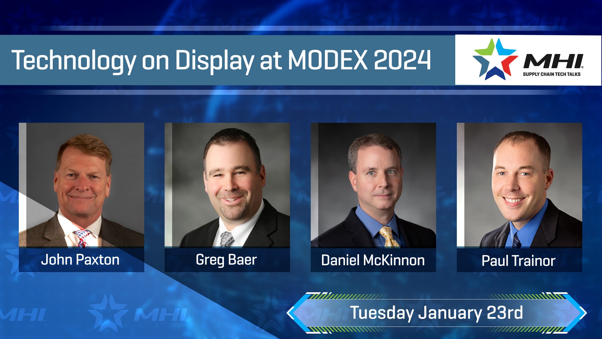 MHI Supply Chain Tech Talk: Technology on Display at MODEX 2024 – MHIview