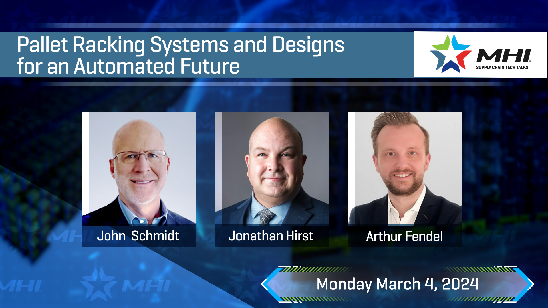 MHI Supply Chain Tech Talk: Pallet Racking Systems and Design For an ...