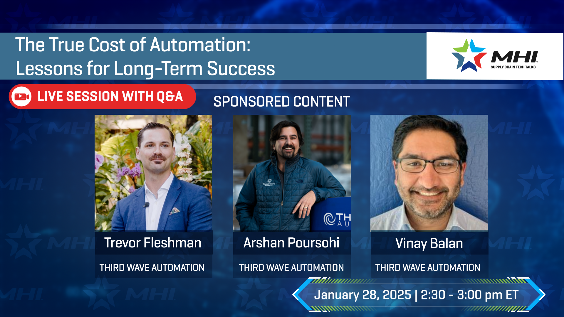 MHI Supply Chain Tech Talk: The True Cost of Automation: Lessons for ...