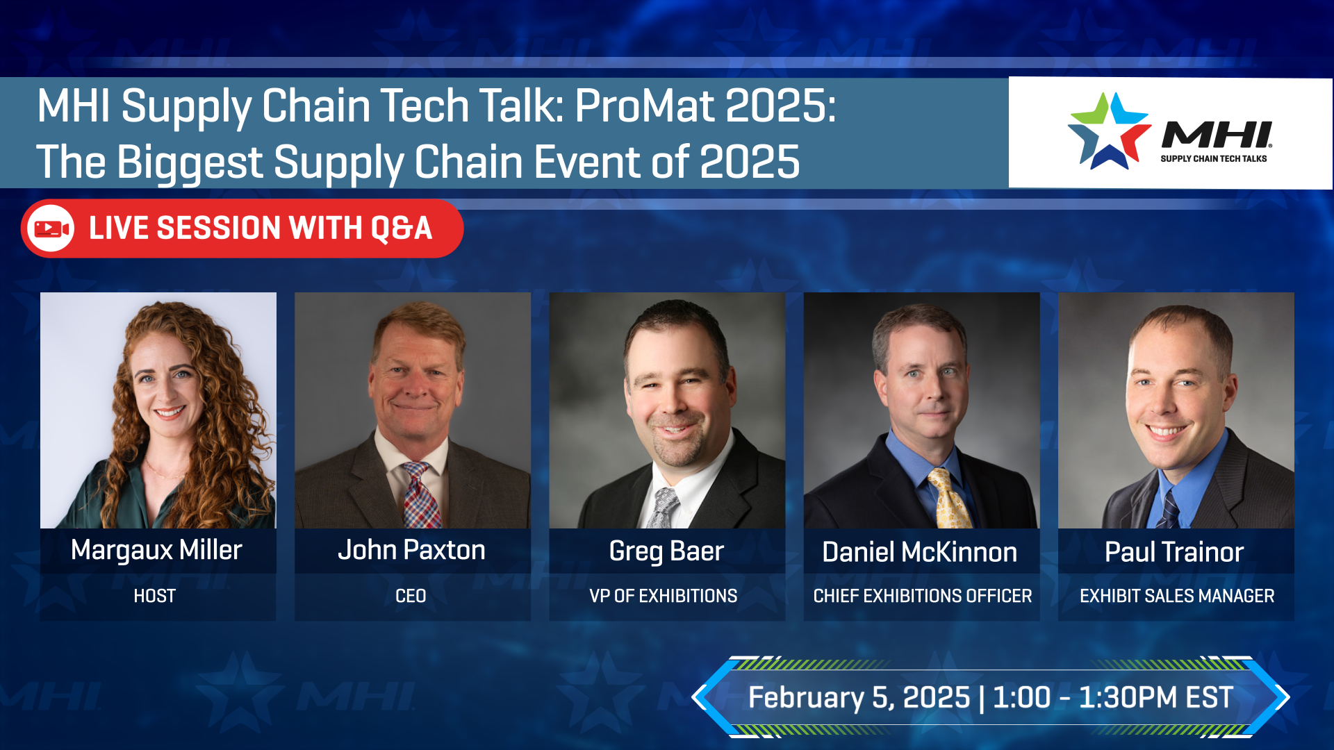 MHI Supply Chain Tech Talk: ProMat 2025: The Biggest Supply Chain Event of 2025 – MHIview